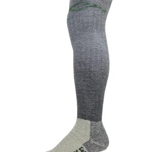 Drake Mens Heavyweight Merino Wool Wader Socks 1 Pair Pack (Charcoal, Shoe Size 9-13 - Sock Size Large)