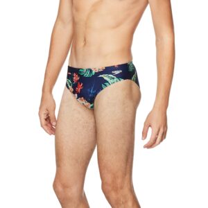 speedo men's swimsuit brief endurance+ the one