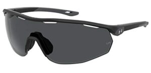 under armour mens male style ua 0003/g/s sunglasses, matte black/grey, 99mm 1mm us