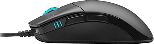 CORSAIR SABRE RGB PRO CHAMPION SERIES FPS/MOBA Gaming Mouse - Ergonomic Shape for Esports and Competitive Play - Ultra-Lightweight 74g - Flexible Paracord Cable,Black