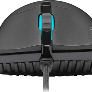 CORSAIR SABRE RGB PRO CHAMPION SERIES FPS/MOBA Gaming Mouse - Ergonomic Shape for Esports and Competitive Play - Ultra-Lightweight 74g - Flexible Paracord Cable,Black