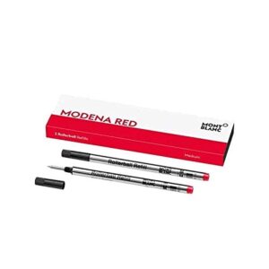 montblanc refill rb m 2x1 modena red pf brand