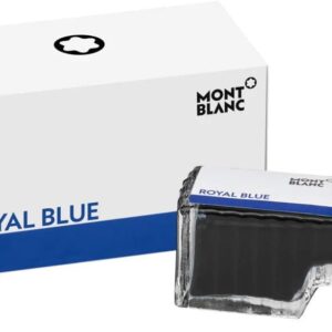 Montblanc Ink Bottle Royal Blue 105192 – Premium-Quality Refill Ink in Deep Blue for Fountain Pens, Quills, and Calligraphy Pens – 60ml Inkwell