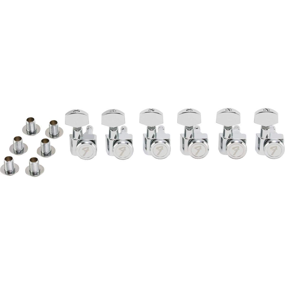 Fender Deluxe Locking All Short Post Guitar Tuners, Chrome