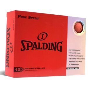 spalding pure speed 12 ball pack - red