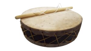 gcenterprise, hand drum 8 in, shaman drum, frame drum, world drum, native american drums, handmade drum yaqui