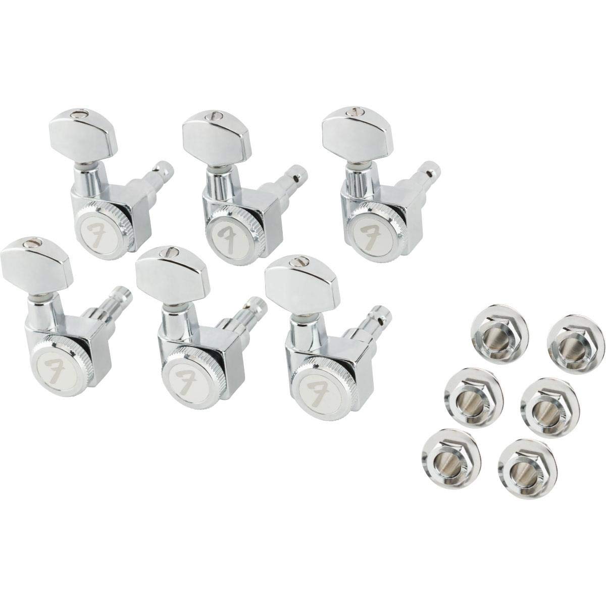 Fender Deluxe Locking All Short Post Guitar Tuners, Chrome