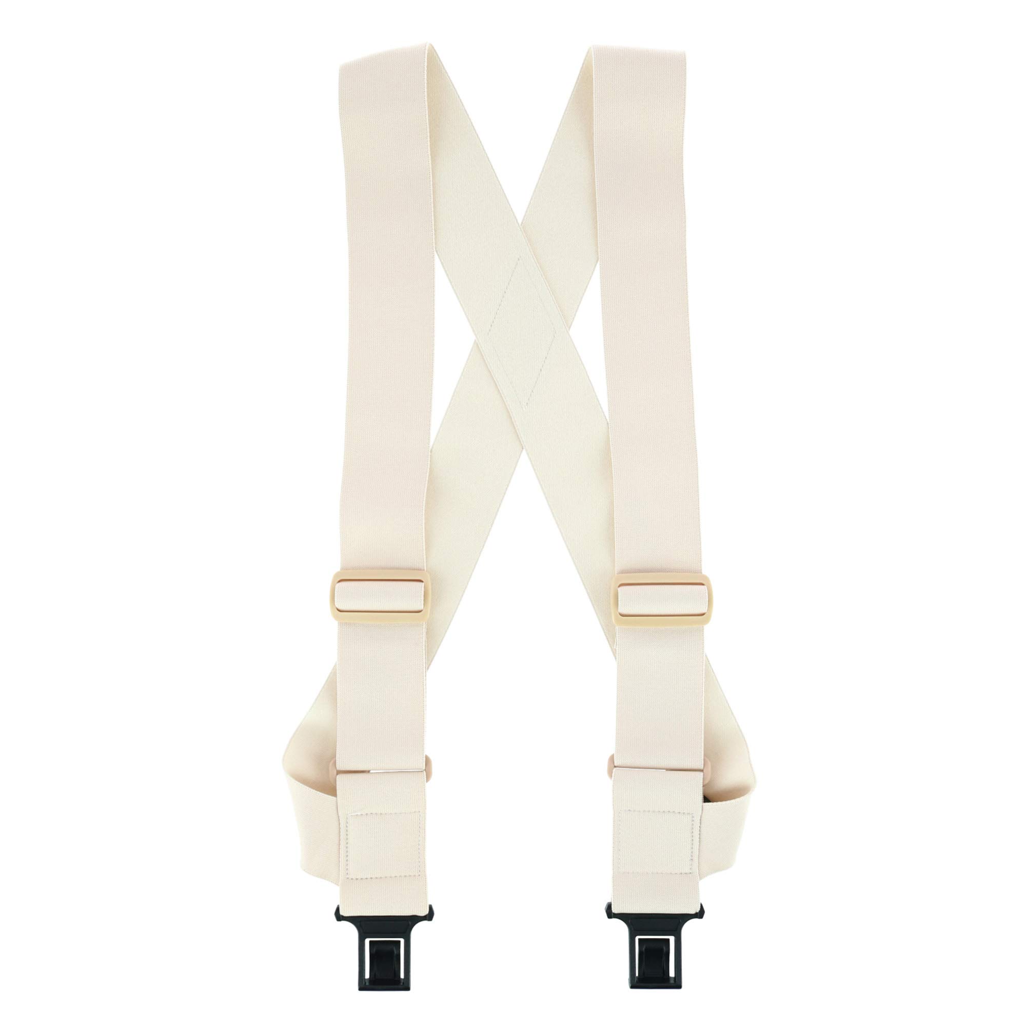 Perry Suspenders Men's Ultra Soft Undergarment Trucker Suspenders,Regular,Beige,Ps-ug200reg-bge-reg