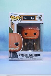 funko pop tv: the office - dwight with pumpkinhead, multicolor (57393)