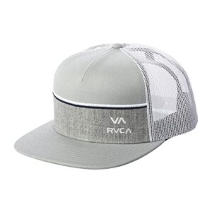 RVCA Men's Pier Trucker Hat, Grey, One Size