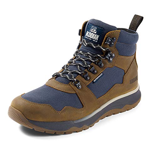 Kodiak Men's Mid-Cut Skogan Waterproof Hiking Boot, Gold/Blue, 11