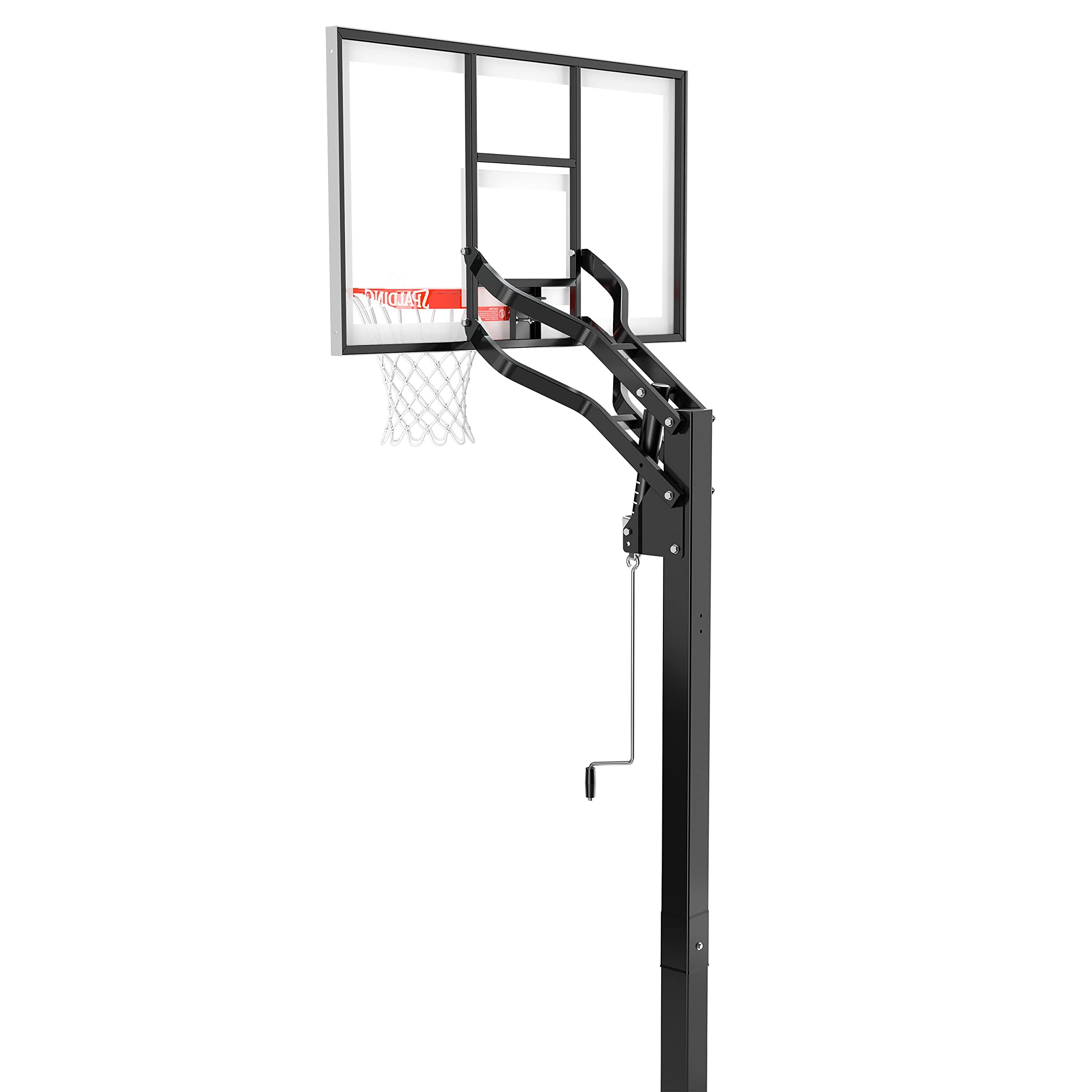 Spalding 60" Tempered Glass U-Turn In-Ground Basketball Hoop