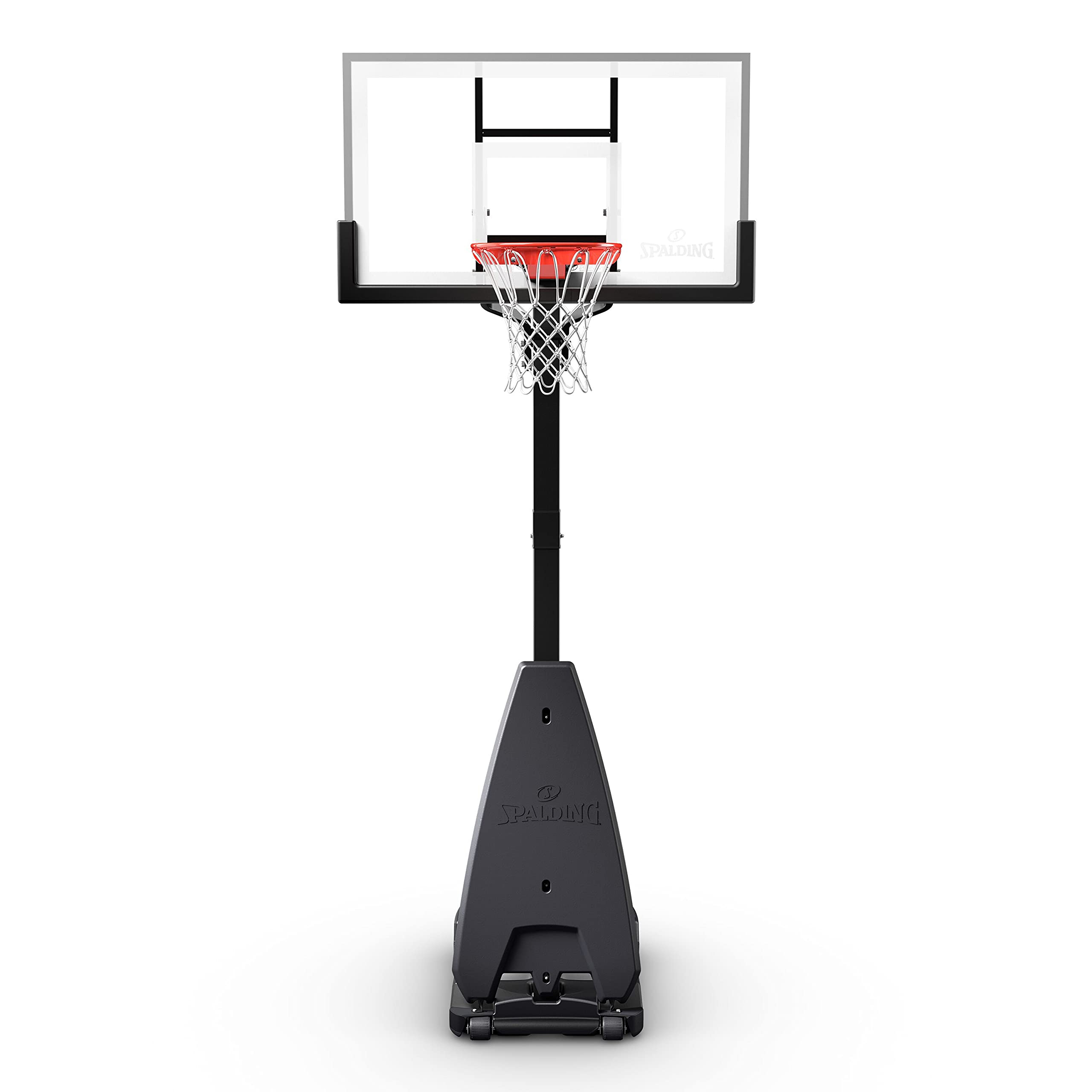 The Ultimate Hybrid, 54" Glass, Alum Trim, 3 Piece 4" Pole, Screw Jack Lift, Arena Slam Rim, Board Pad- Hybrid