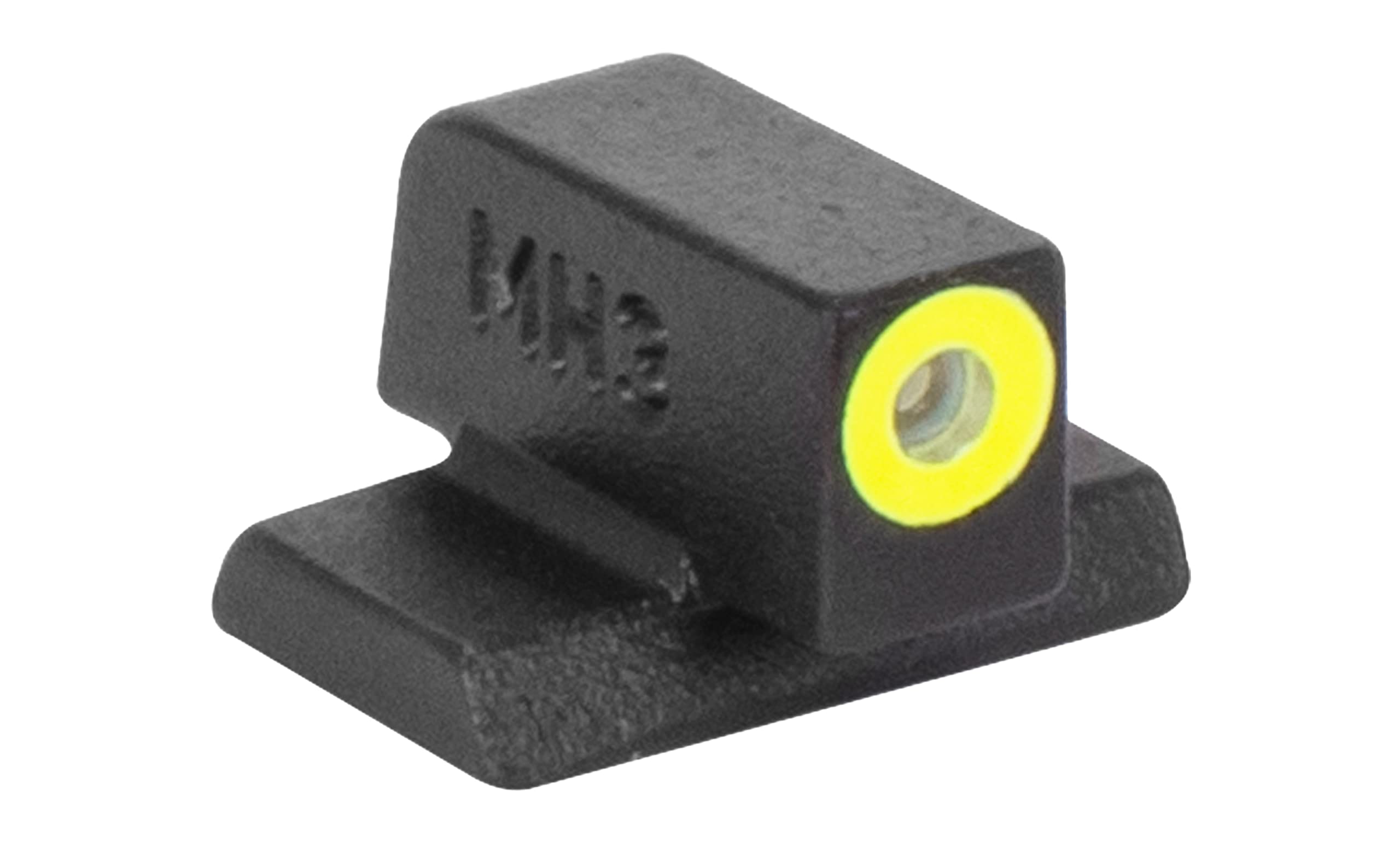 MEPROLIGHT MEPRO Hyper-Bright Fixed tritium Day and Night Front Sight for S&W M&P Green tritium dot and Extra Bright Phosphorescent Yellow Colored Front Ring