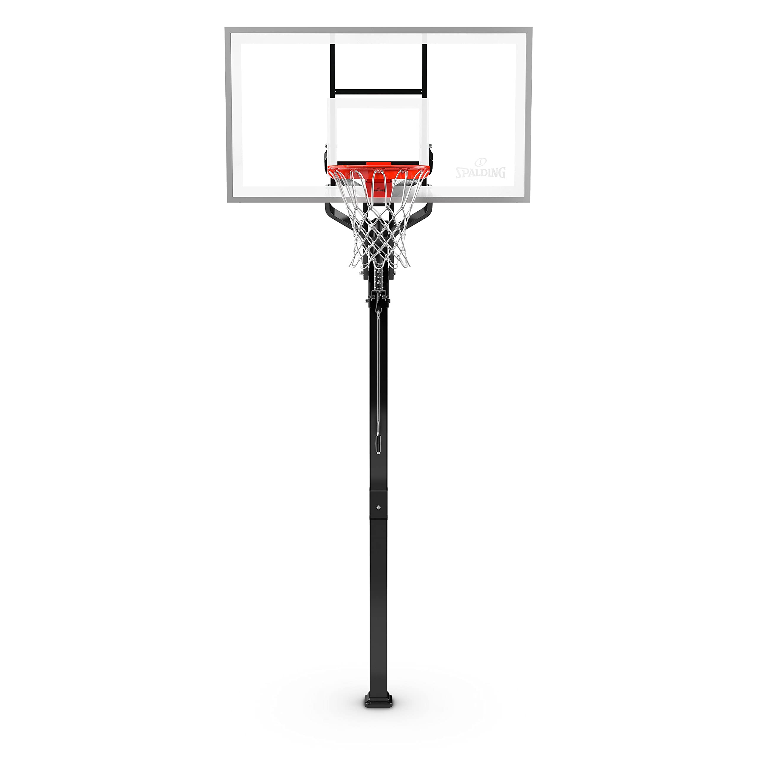 Spalding 60" Tempered Glass U-Turn In-Ground Basketball Hoop