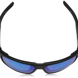 Costa Del Mar Man Sunglasses, Matte Black Frame Blue Mirror Lenses - 62MM