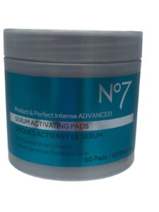 boots no7 protect & perfect intense advanced serum activating pads, 1 unit- 60 pads