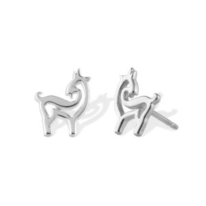 boma jewelry sterling silver goat stud earrings