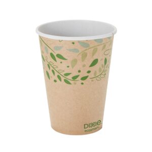 dixie ecosmart 16 oz 100% recycled fiber hot cup by gp pro (georgia-pacific), fits large lids, 2346r (case), 1000 count (50 cups per sleeve, 20 sleeves per case)