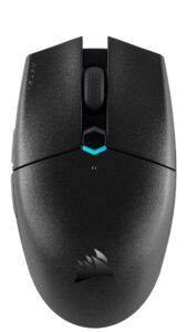 corsair katar pro wireless, lightweight fps/moba gaming mouse with slipstream technology, compact symmetric shape, 10,000 dpi - black (renewed)