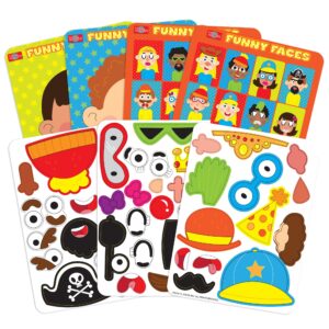 Bendon TS Shure Create Funny Faces Magnetic Activity Tin with Illustrated Magnet Sheets and Playcard 50261