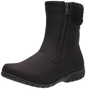 propét women's dani mid snow boot, black, 10