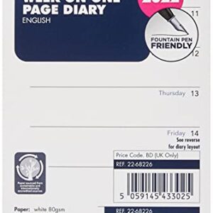 Filofax Pocket week per page English 2022 diary