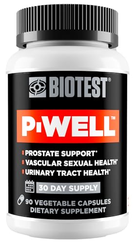 Biotest P-Well Prostate Urinary Tract Support with Pomegranate, Cranberry, Lycopene – 90 Capsules