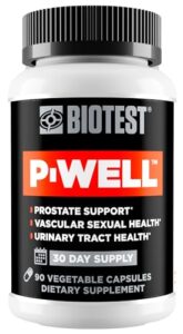 biotest p-well prostate urinary tract support with pomegranate, cranberry, lycopene – 90 capsules