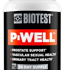 Biotest P-Well Prostate Urinary Tract Support with Pomegranate, Cranberry, Lycopene – 90 Capsules