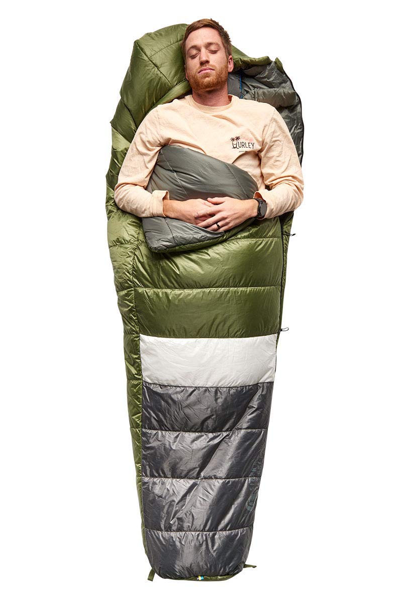 Sierra Designs Shut Eye 20 Degree Sleeping Bags - SierraLoft Synthetic, Mummy Style Camping & Backpacking Sleeping Bags for Men & Women, Stuff Sack Included