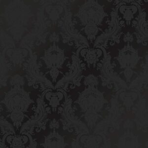 tempaper black damsel removable peel and stick floral wallpaper, 20.5 in x 16.5 ft, made in the usa