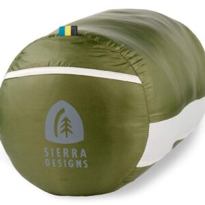 Sierra Designs Shut Eye 20 Degree Sleeping Bags - SierraLoft Synthetic, Mummy Style Camping & Backpacking Sleeping Bags for Men & Women, Stuff Sack Included