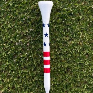 USA Golf Tees - American Pride Design, Flag and Patriotic (2 and 3/4 inches, 50)