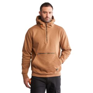 timberland pro mens honcho sport double duty pullover hooded sweatshirt, dark wheat, x-large us