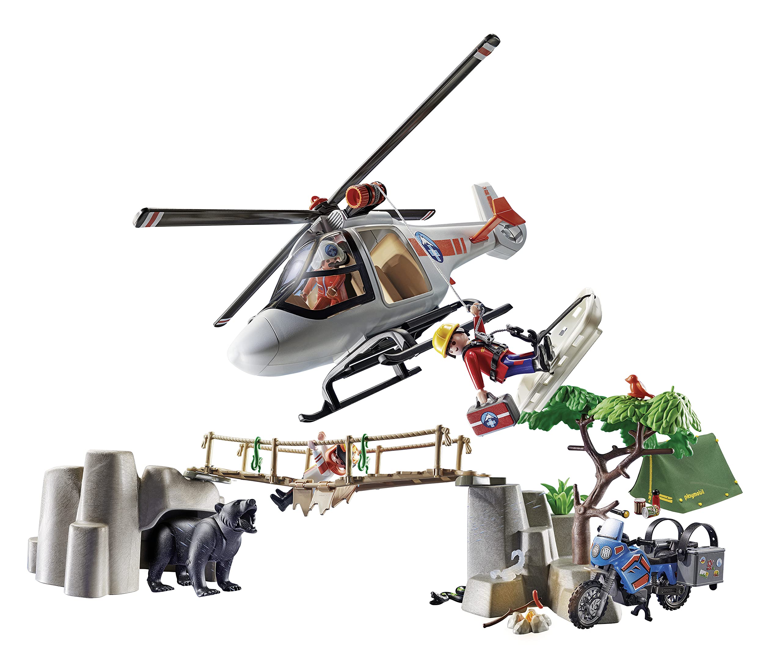 Playmobil Canyon Copter Rescue