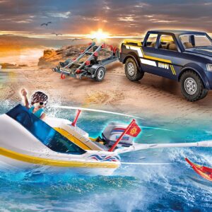 Playmobil Pick-Up with Speedboat