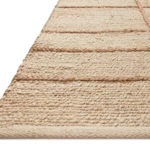 Loloi II Bodhi Collection BOD-04 Ivory/Tan 18" x 18" Sample Rug