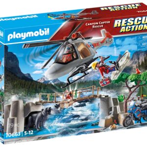 Playmobil Canyon Copter Rescue