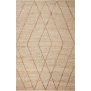 loloi ii bodhi ivory/natural 3'-6" x 5'-6" accent rug