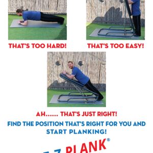 E-Z Plank - Easy Abdominal Core Strengthening - Isometrics in Motion - plus Vibration