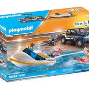 Playmobil Pick-Up with Speedboat