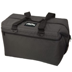 ao coolers ballistic series soft cooler, insulated and leak proof, 36-pack, black/charcoal