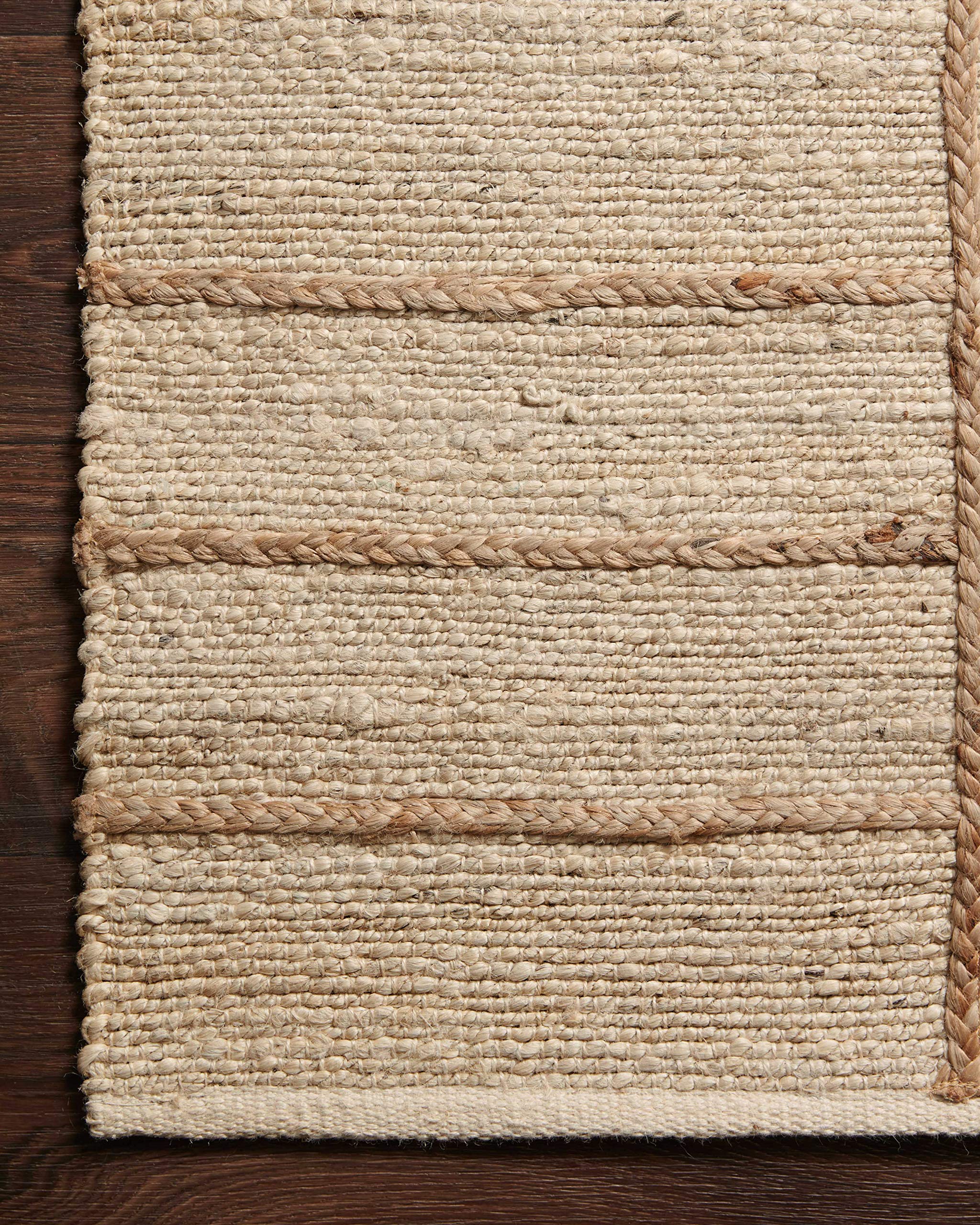 Loloi II Bodhi Collection BOD-04 Ivory/Tan 18" x 18" Sample Rug