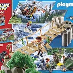 Playmobil Canyon Copter Rescue