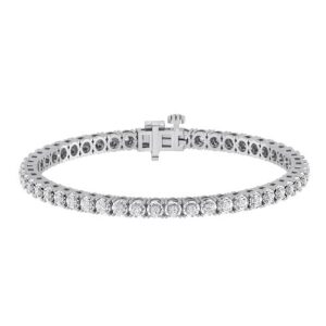 beyond brilliance 1.00 carat round natural diamond tennis bracelets for women | sterling silver bracelet | fine jewelry for her | timeless design | gift box included