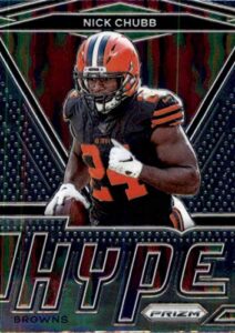 2020 panini prizm hype prizms #2 nick chubb browns football nfl