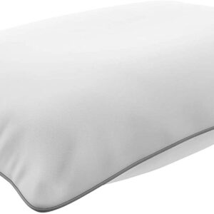 Serta Versafoam Memory Foam Bed Pillow, Standard (Pack of 2), White 2 Count