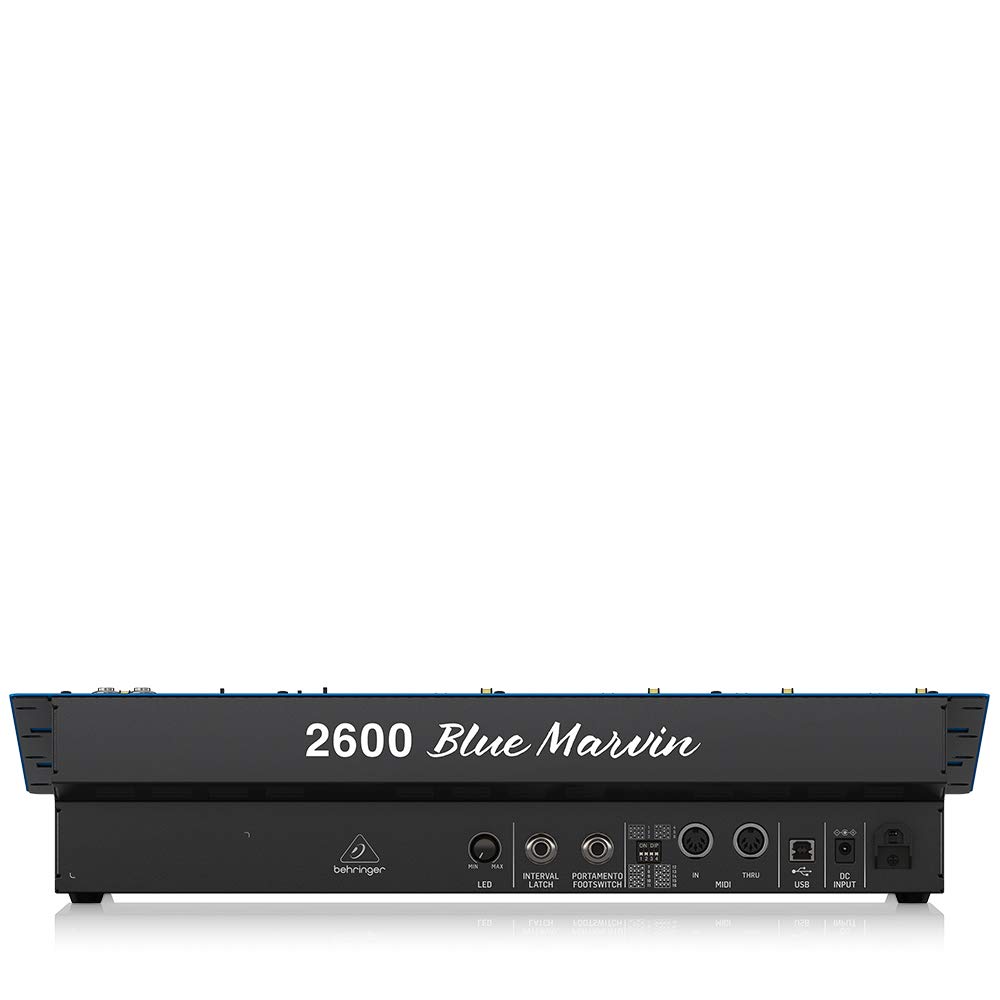 Behringer 2600 BLUE MARVIN Special Edition Semi-Modular Analog Synthesizer with 3 VCOs and Multi-Mode VCF in 8U Rack-Mount Format