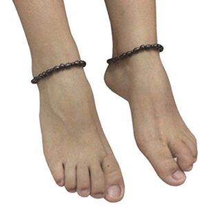 2 Pack Magnetic Therapy Anklets +2 Bracelets for Woman